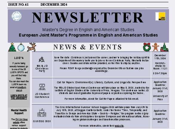 Newsletter December 2024 - Joint Programmes